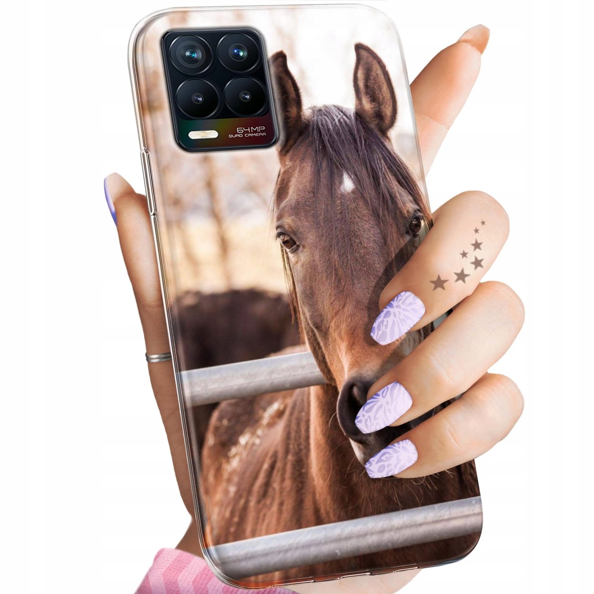 Etui Do Realme 8 / 8 Pro Wzory Konie Kuce Pegazy Obudowa Pokrowiec Case ...