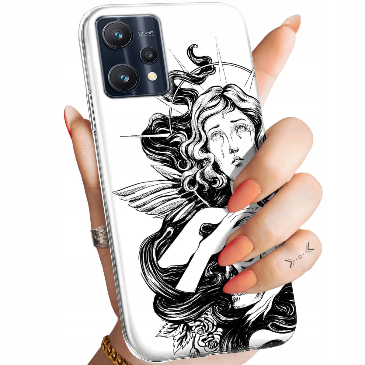 ETUI DO REALME 9 PRO WZORY ANIOŁ ANIOŁEK KUPIDYN OBUDOWA POKROWIEC CASE ...