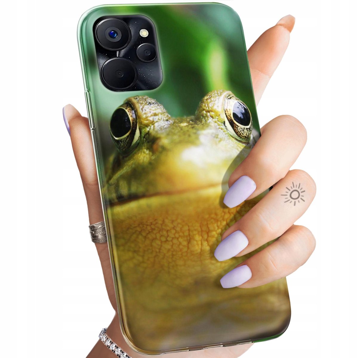 ETUI DO REALME 9I / OPPO A96 4G WZORY ŻABKA ŻABA FROG OBUDOWA POKROWIEC ...