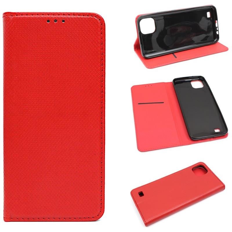 Etui Do Realme C11 2021 / C20 Smart Magnet Czerwony Case Pokrowiec ...