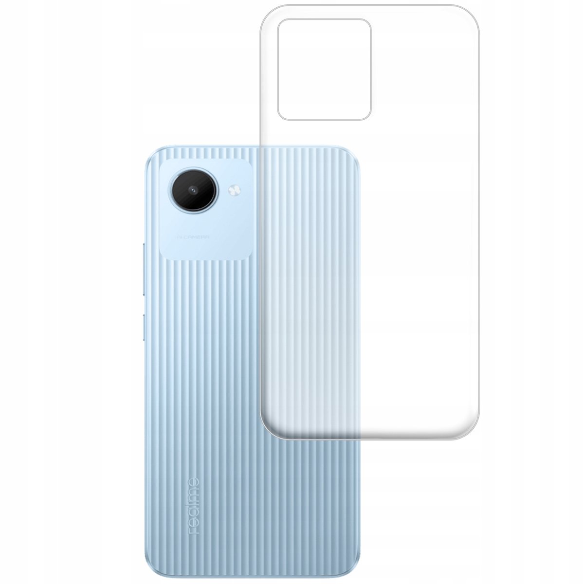 Etui Do Realme C30 Gumowe Obudowa Case Silikon Slim Pokrowiec Clear ...