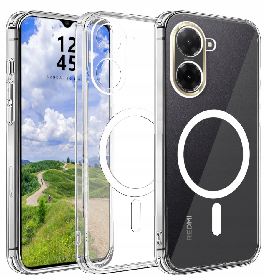 ETUI DO REDMI A5 4G (171mm) PLECKI DO MAGSAFE CASE MAGNETYCZNE PREMIUM ...