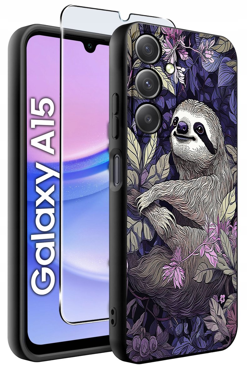 ETUI do Samsung A15 4G | 15 5G WZORY | SILIKONOWE MATT CASE + SZKŁO 9H - Krainagsm | Sklep EMPIK.COM