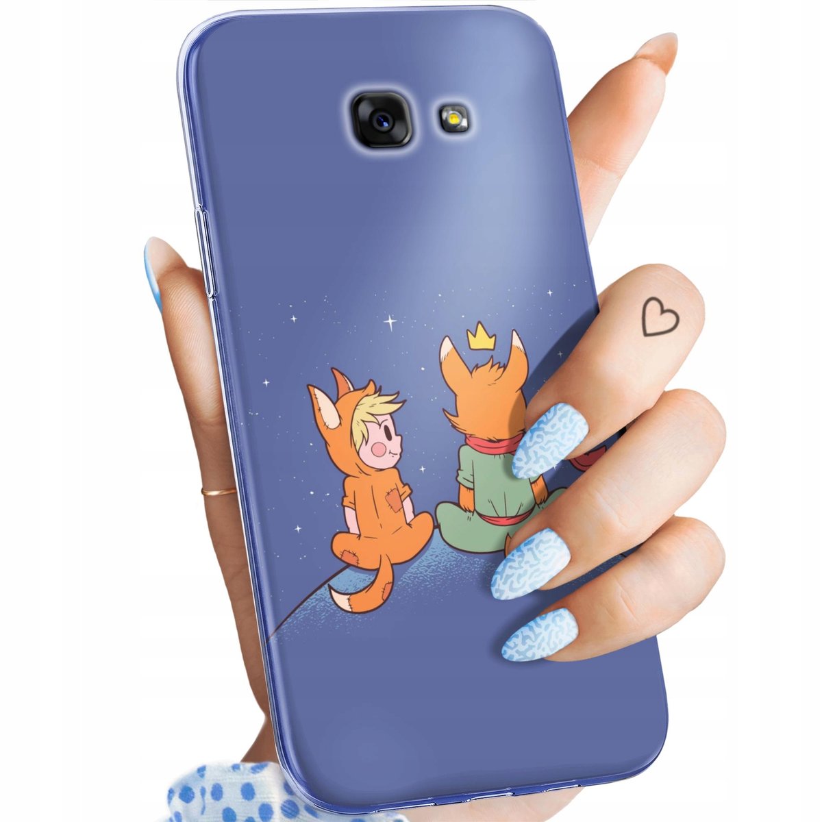 ETUI DO SAMSUNG A5 2017 WZORY MAŁY KSIĄŻĘ LISEK RÓŻA PLANETA OBUDOWA ...