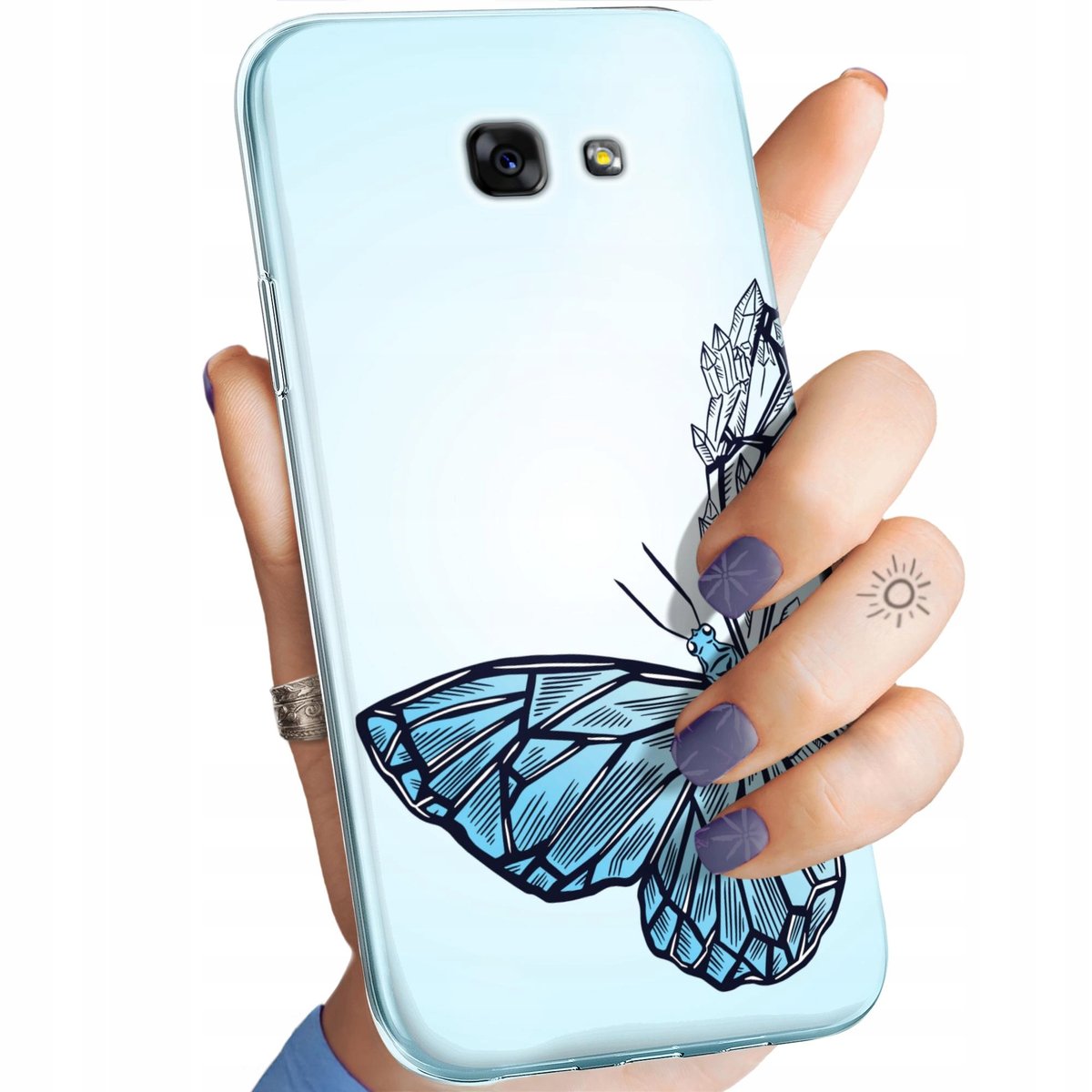 Etui Do Samsung A5 2017 Wzory Motyle Butterfly Barwne Obudowa Pokrowiec ...