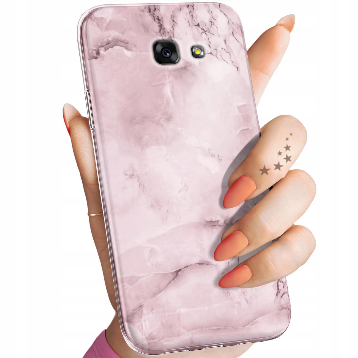 Etui Do Samsung A5 2017 Wzory Różowe Golden Rose Pudrowy Róż Obudowa ...