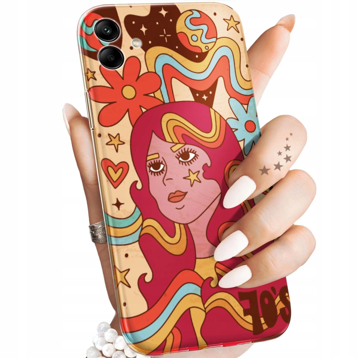 ETUI DO SAMSUNG GALAXY A04 / M13 5G WZORY HIPPIE PEACE HIPPISI OBUDOWA ...