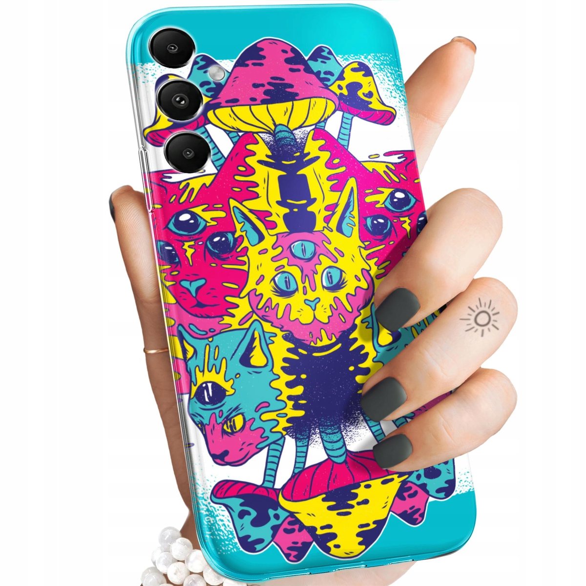 ETUI DO SAMSUNG GALAXY A05S WZORY PSYCHO LSD PSYCHODELIC GRZYBKI ...
