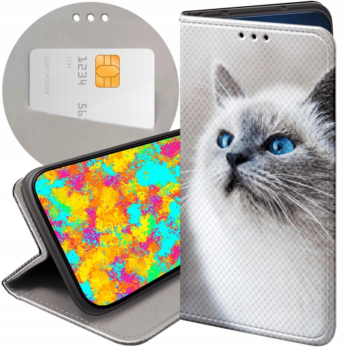 ETUI DO SAMSUNG GALAXY A14 4G / A14 5G WZORY ANIMALS ZDJĘCIA ZWIERZĘTA ...