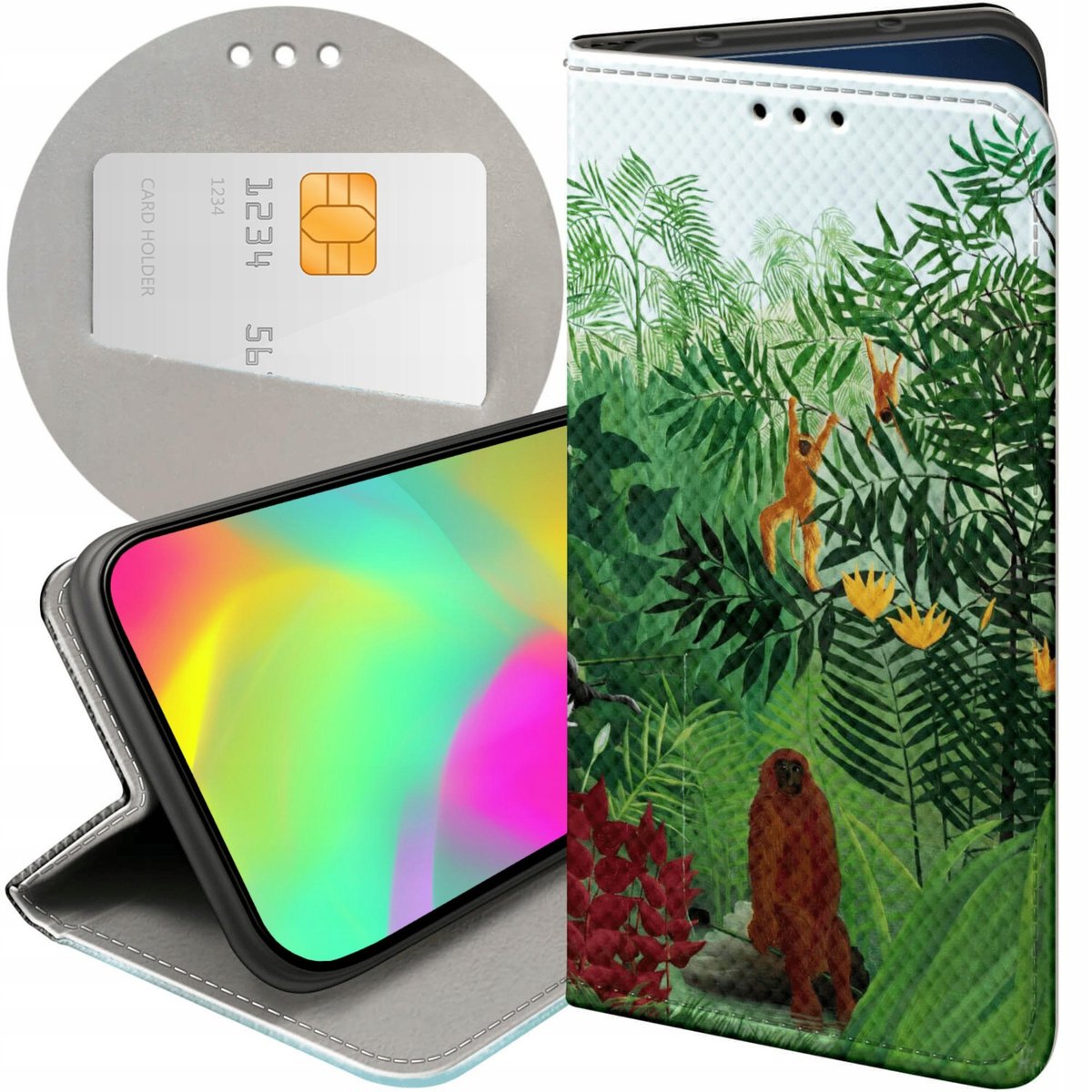 Etui do samsung galaxy a14 4g / a14 5g wzory henri rousseau pejzaż ...