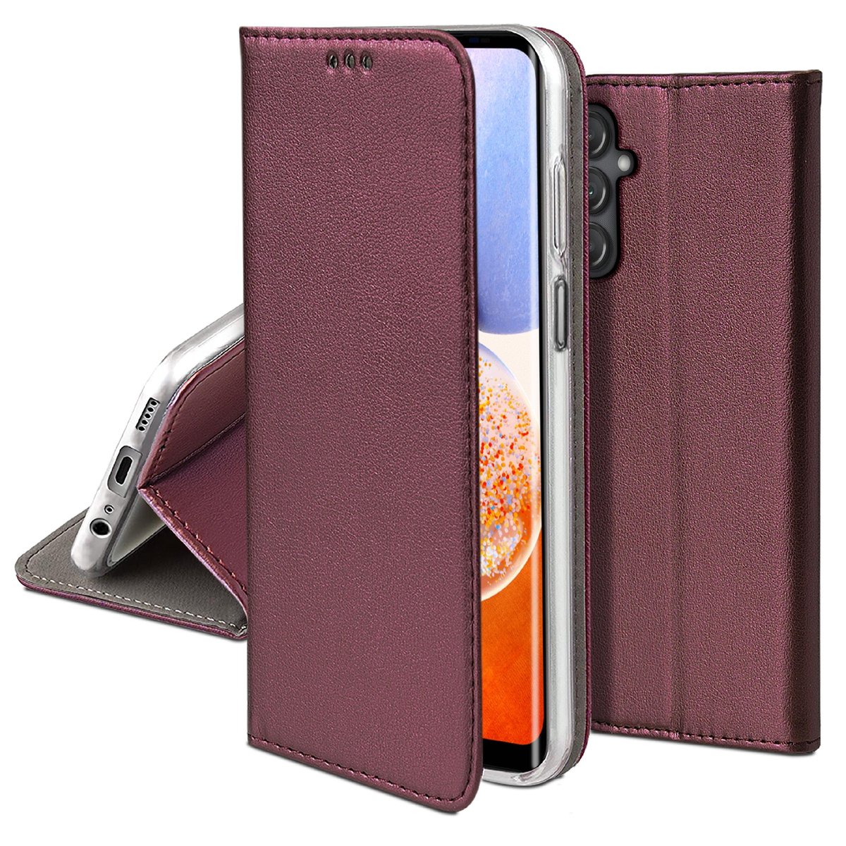 Etui do Samsung Galaxy A14 5G SMART MAGNET + SZKŁO - Krainagsm | Sklep ...