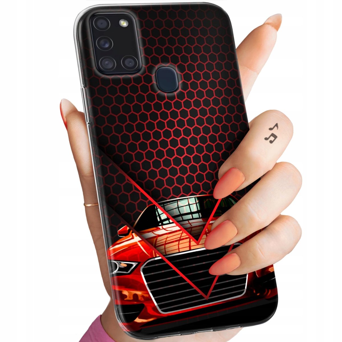 Etui Do Samsung Galaxy A21S Wzory Auto Motor Pojazdy Samochody Obudowa ...