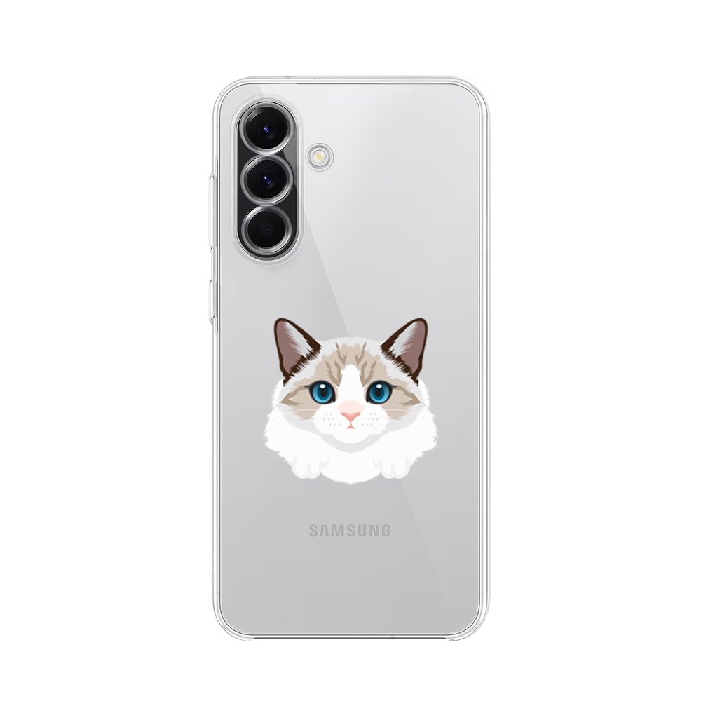 Etui do Samsung Galaxy A56 5G przeźroczyste, silikonowe Flexi, kot ...