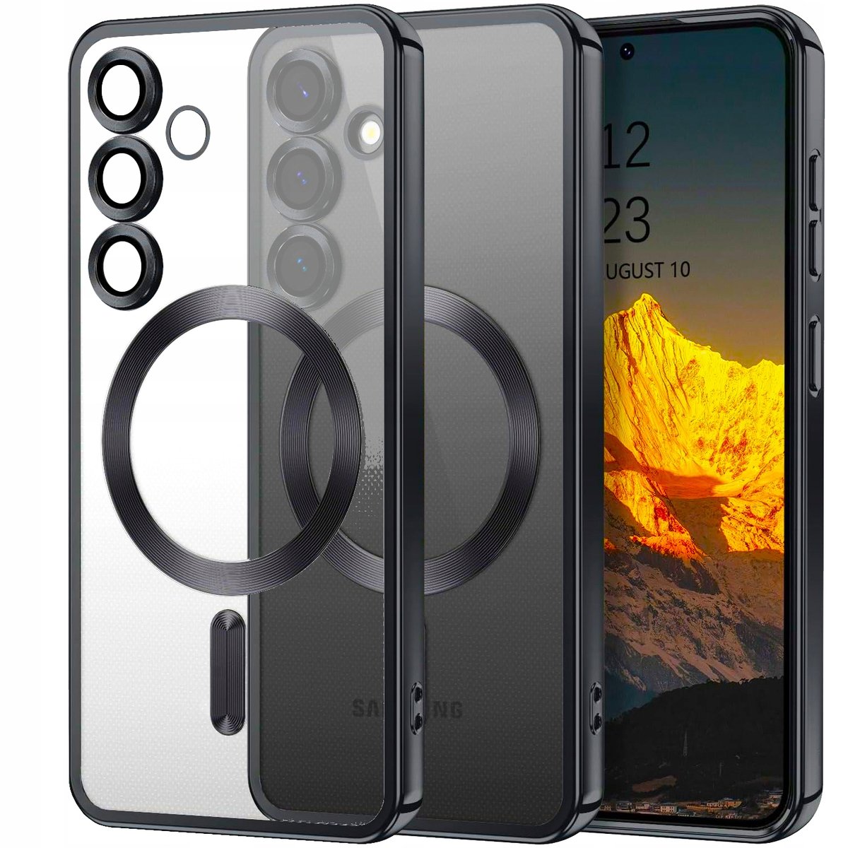 Etui do Samsung Galaxy A56 5G + SZKŁO I MAGNETYCZNE PLATING CASE do ...