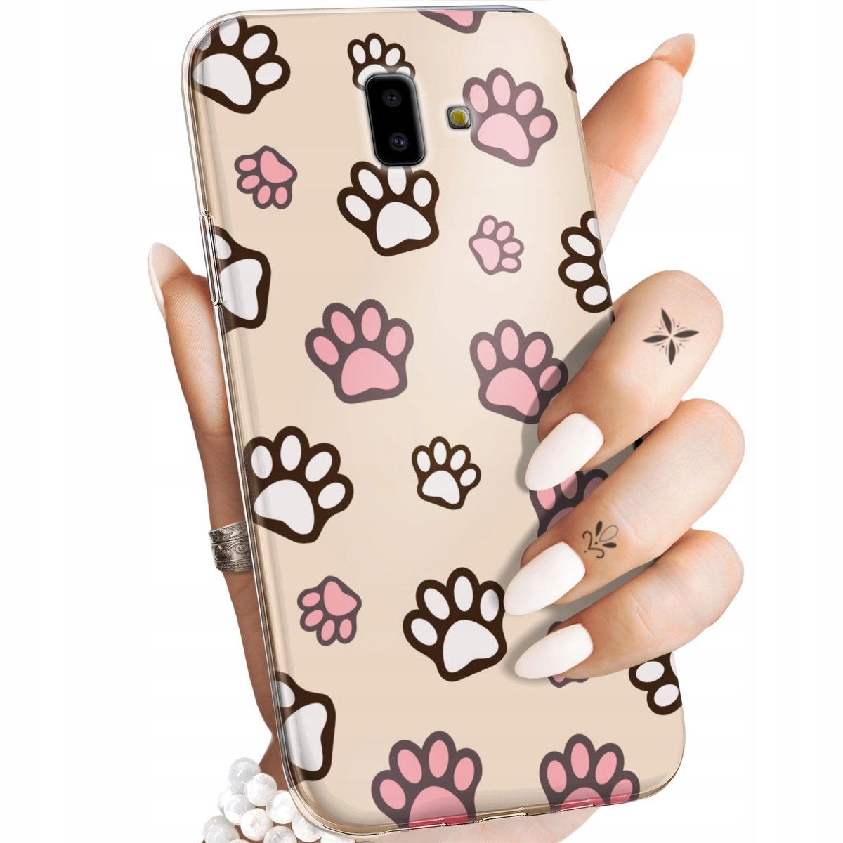 Etui Do Samsung Galaxy J6 Plus Wzory Łapki Ślady Łapa Stopa Obudowa ...