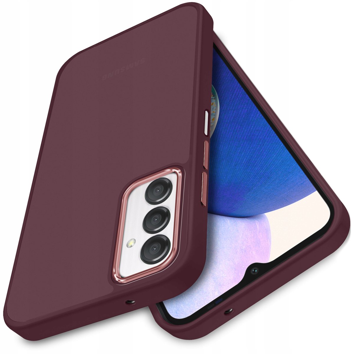 Etui do Samsung Galaxy M34 5G MATOWE SILICONE CASE SATYNOWE + Szkło 9H ...