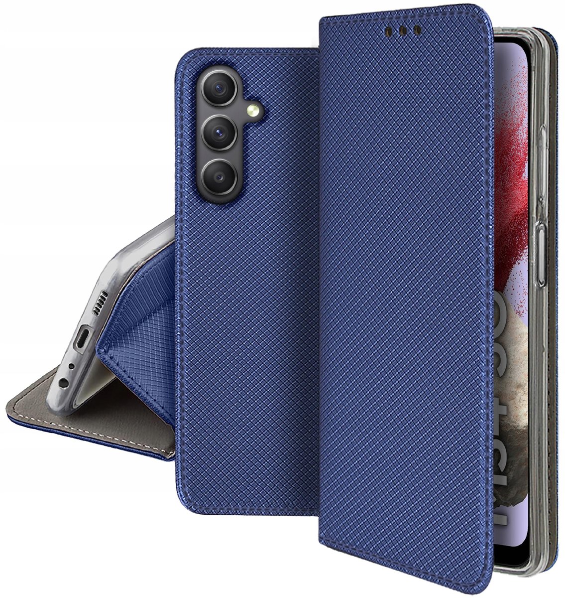 Etui Do Samsung Galaxy M34 5G Smart Magnet Case + Szkło 9H - Krainagsm ...