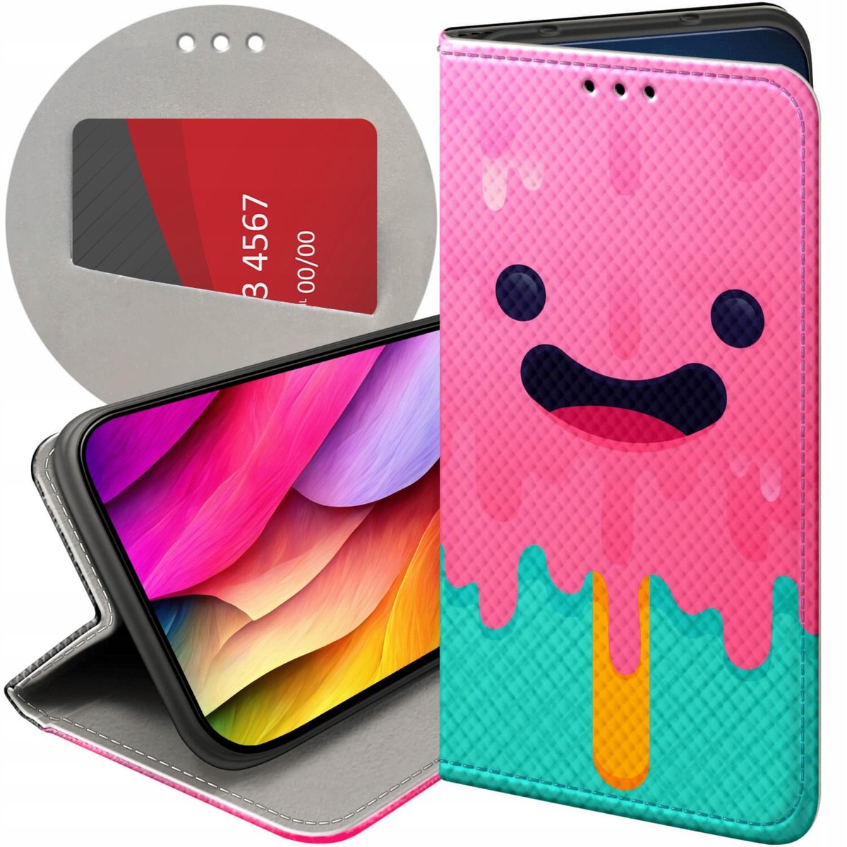 ETUI DO SAMSUNG GALAXY M34 5G WZORY CANDY CUKIERKI SŁODYCZE SŁODKIE ...