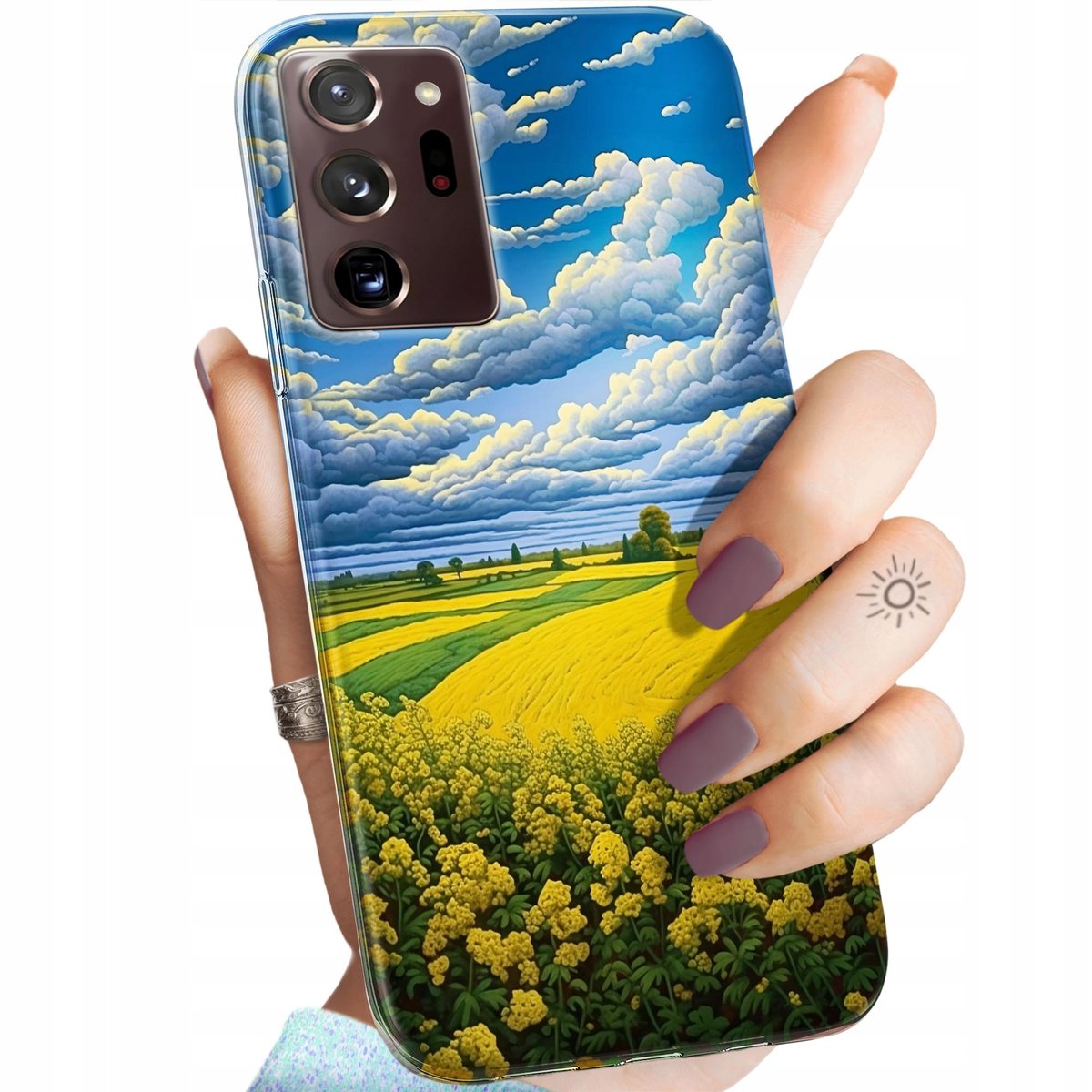Etui Do Samsung Galaxy Note 20 Plus Wzory Chmury Niebo Błękit Obudowa ...