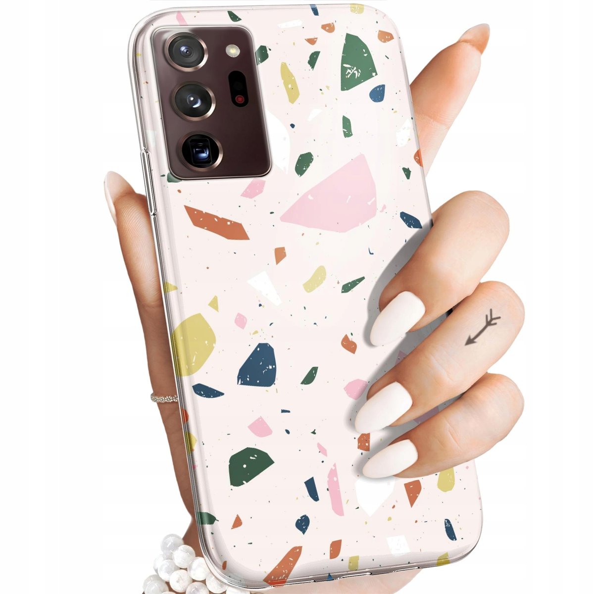 ETUI DO SAMSUNG GALAXY NOTE 20 PLUS WZORY LASTRIKO TERRAZZO TERAKOTA ...