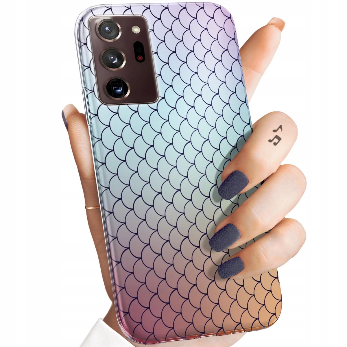 ETUI DO SAMSUNG GALAXY NOTE 20 PLUS WZORY OMBRE GRADIENT KOLORY OBUDOWA ...