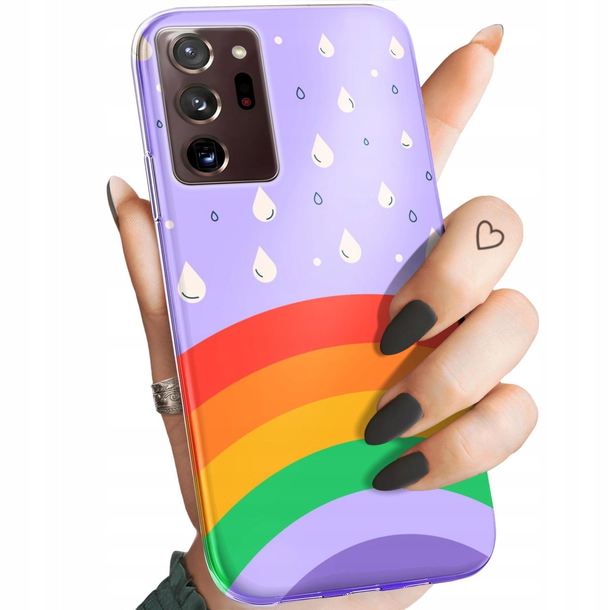 Etui Do Samsung Galaxy Note 20 Plus Wzory Tęcza Rainbow Obudowa ...