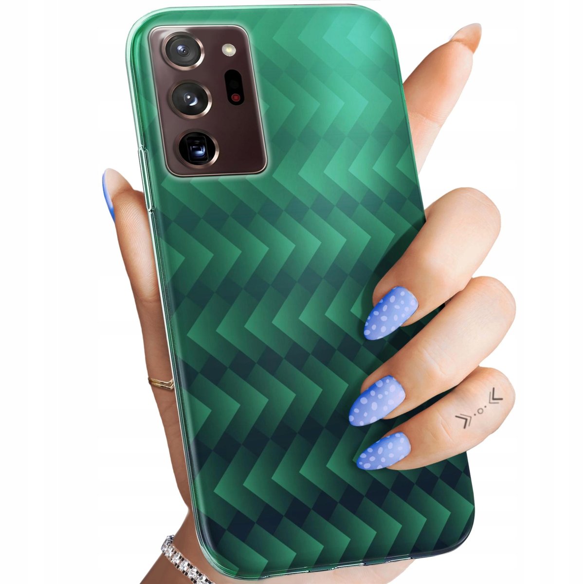 Etui Do Samsung Galaxy Note 20 Plus Wzory Zielone Grassy Green Obudowa ...