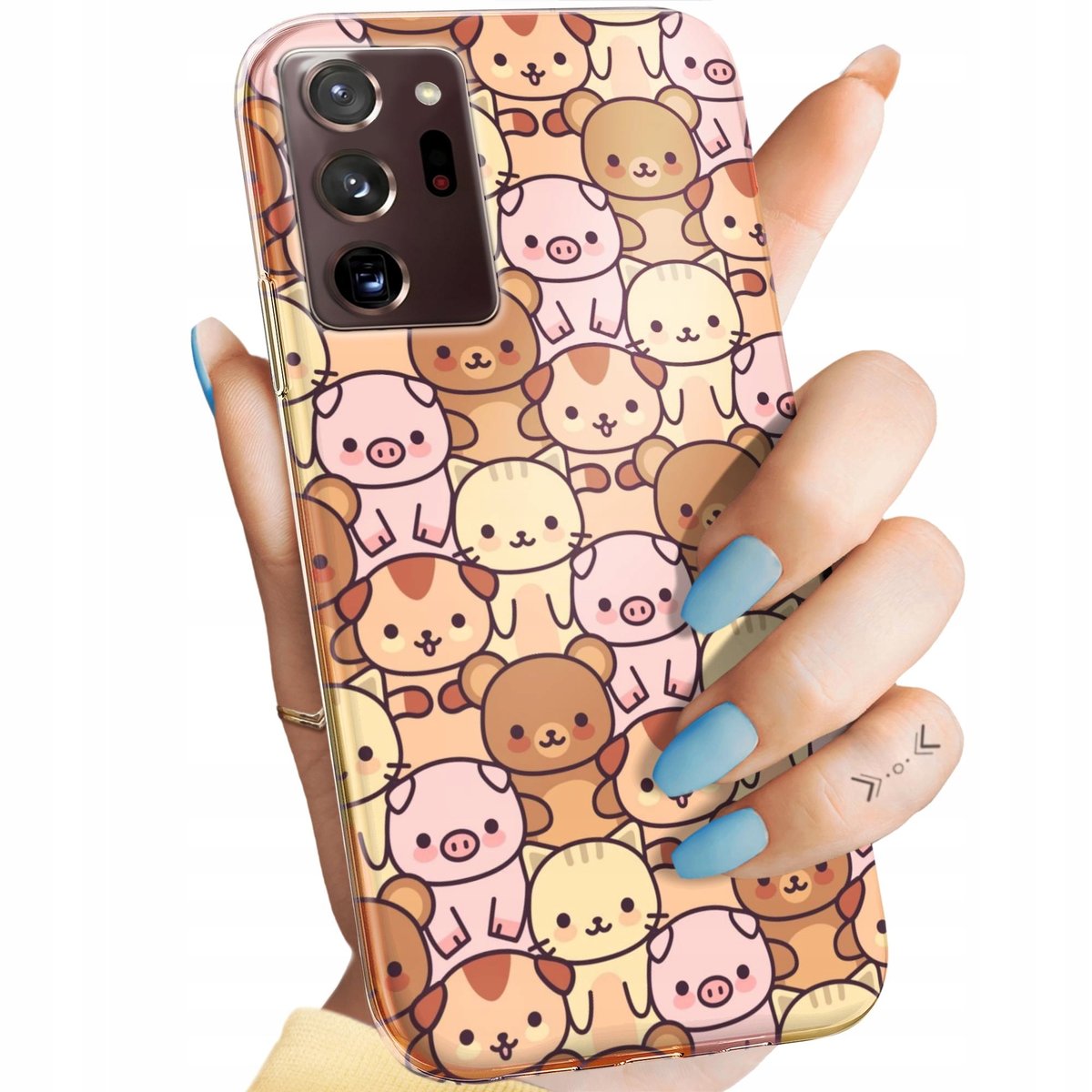 Etui Do Samsung Galaxy Note 20 Plus Wzory Zwierzęta Pieski Kotki Lamy ...