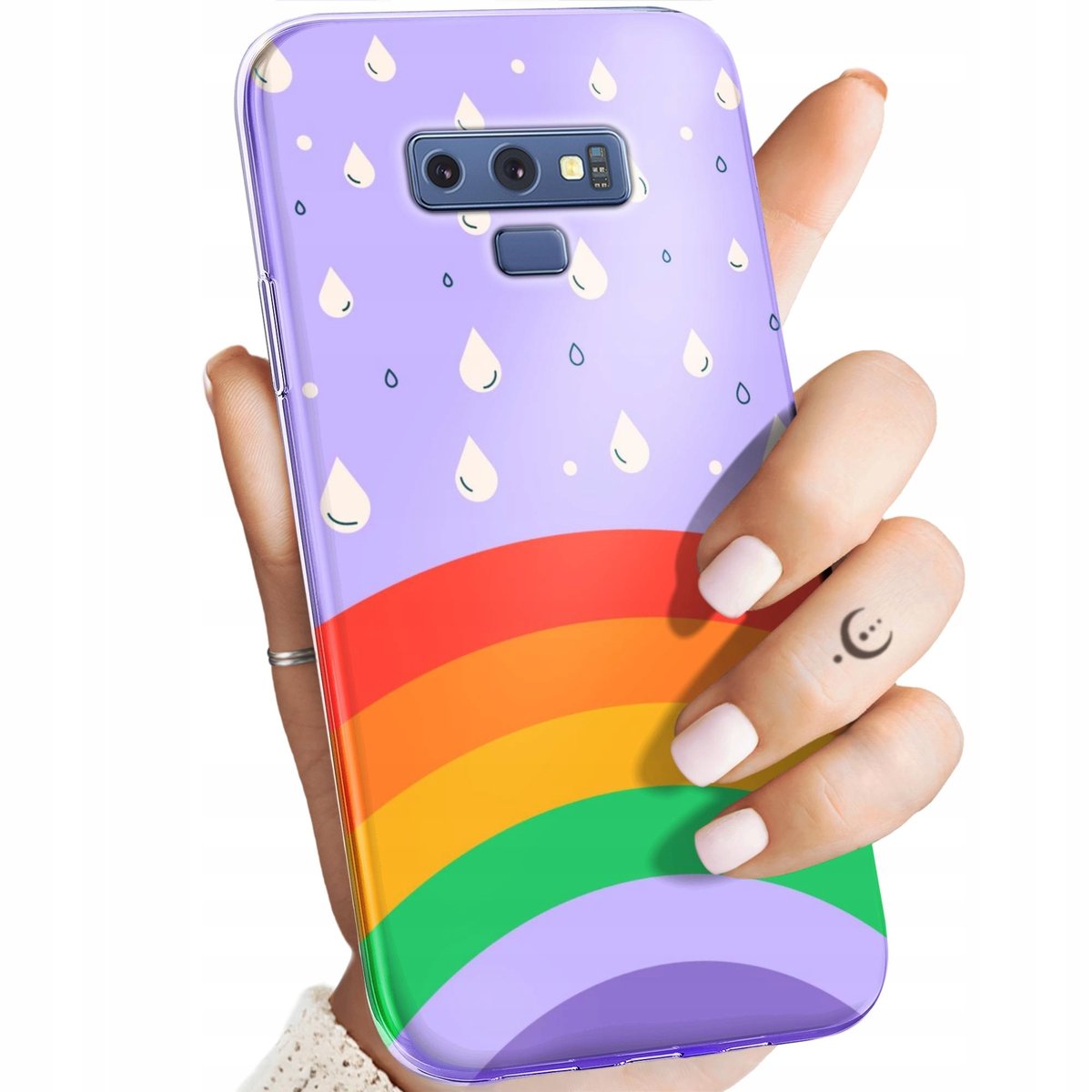 Etui Do Samsung Galaxy Note 9 Wzory Tęcza Rainbow Obudowa Pokrowiec ...