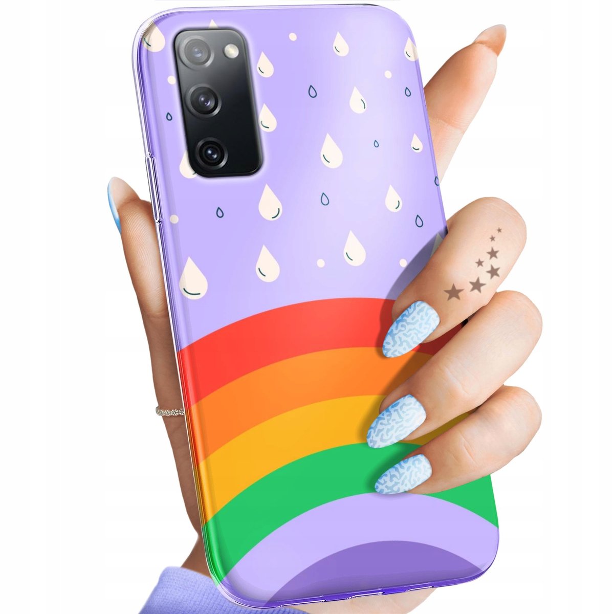 Etui Do Samsung Galaxy S20 Fe / 5G Wzory Tęcza Rainbow Obudowa Pokrowiec - Samsung Electronics ...