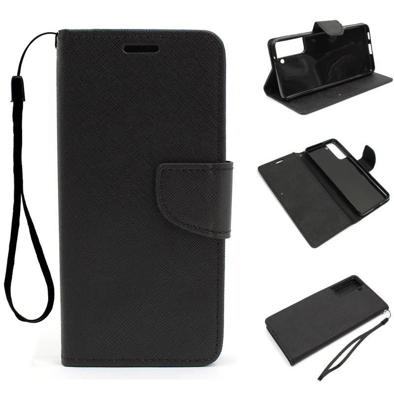 Etui Do Samsung Galaxy S21 Plus 5G G996 Czarne Fancy Pokrowiec Case ...