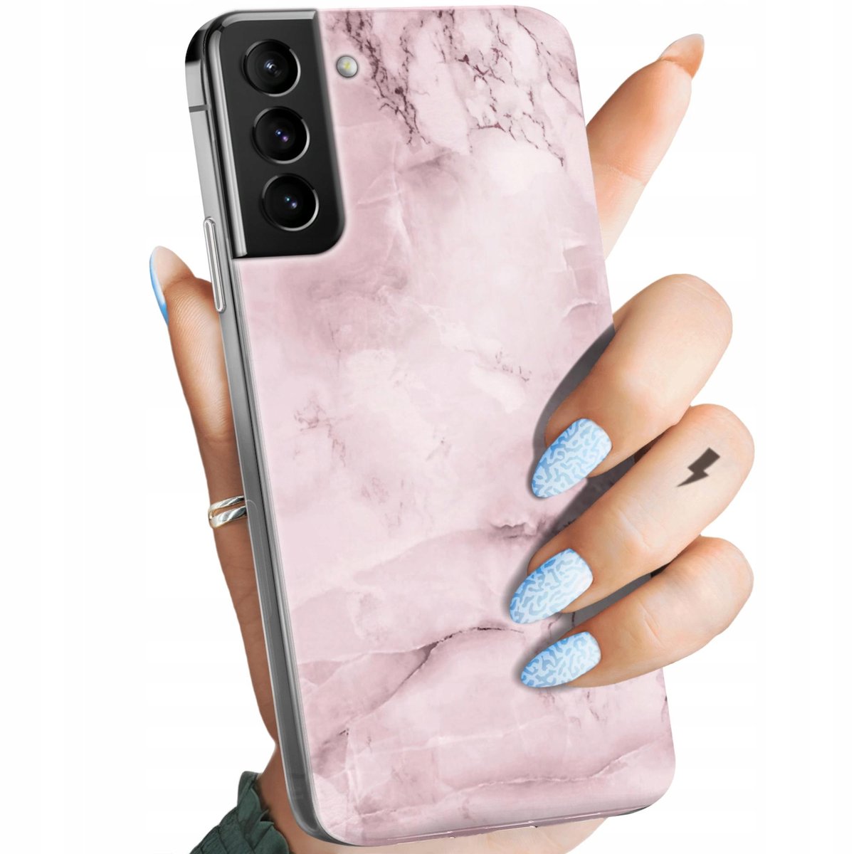 Etui Do Samsung Galaxy S21 Ultra 5G Wzory Różowe Golden Rose Pudrowy ...