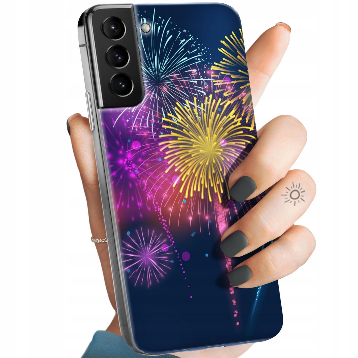 ETUI DO SAMSUNG GALAXY S21 ULTRA 5G WZORY SYLWESTER IMPREZA NOWY ROK ...