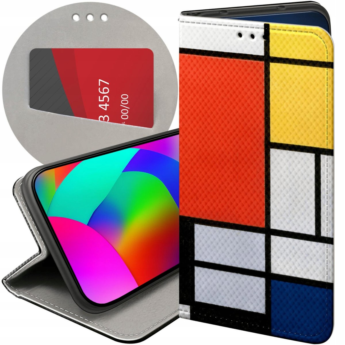 ETUI DO SAMSUNG GALAXY S21 ULTRA WZORY PIET MONDRAIN ABSTRAKCJA ...