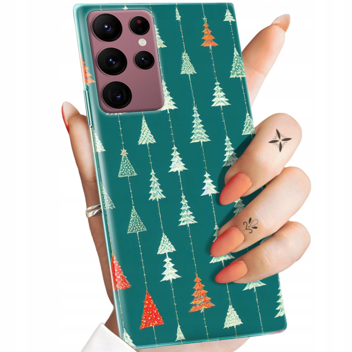 ETUI DO SAMSUNG GALAXY S22 ULTRA WZORY CHOINKA ŚWIĘTA BOŻE NARODZENIE CASE - Samsung Electronics ...
