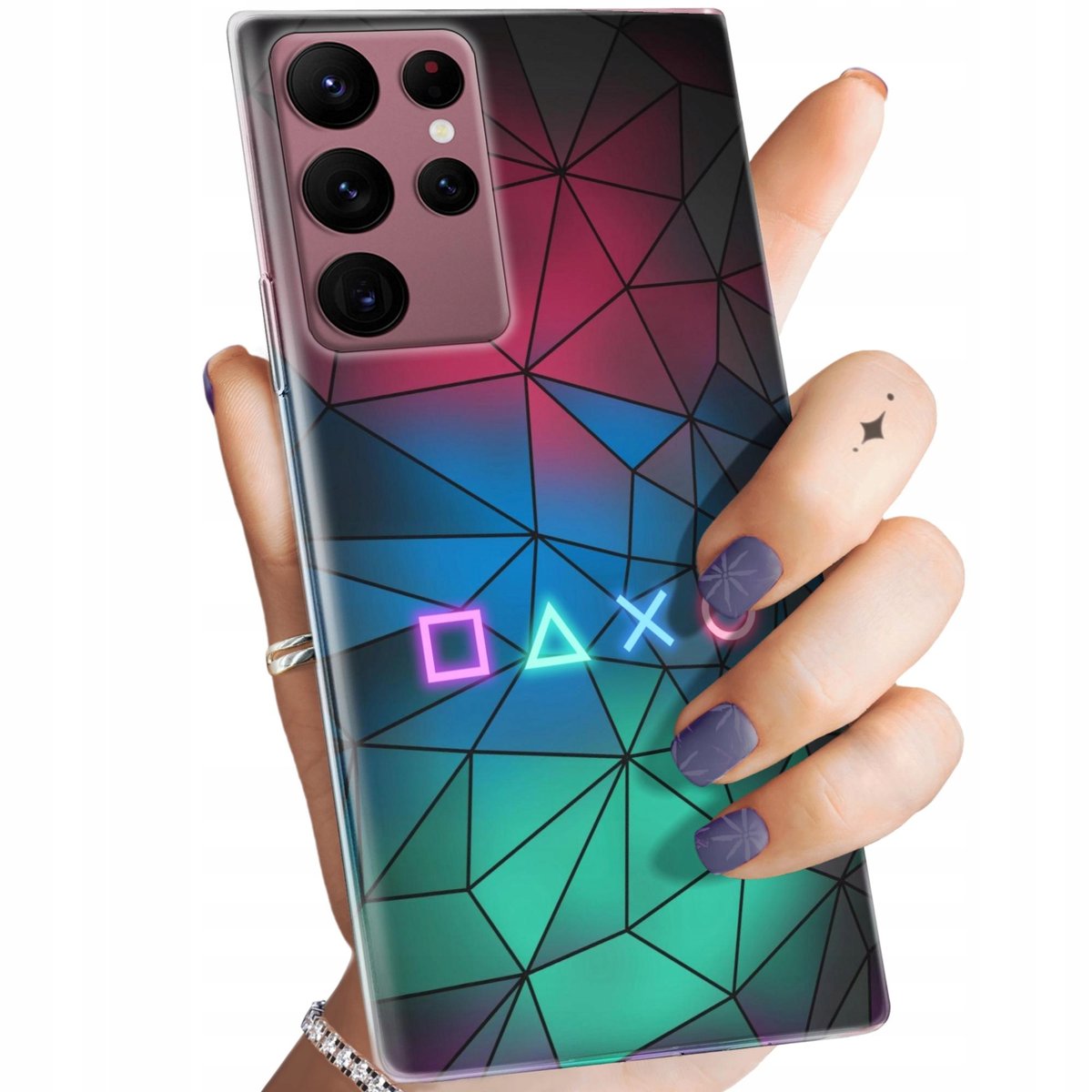 Etui Do Samsung Galaxy S22 Ultra Wzory Dla Gracza Gracz Gamer Game Over ...
