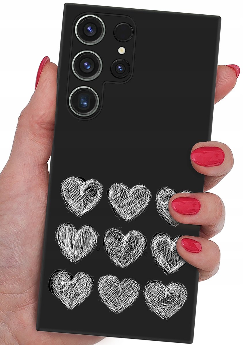 ETUI do Samsung Galaxy S24 Ultra CASE WZORY SOFT MATT PLECKI + SZKŁO 9H ...