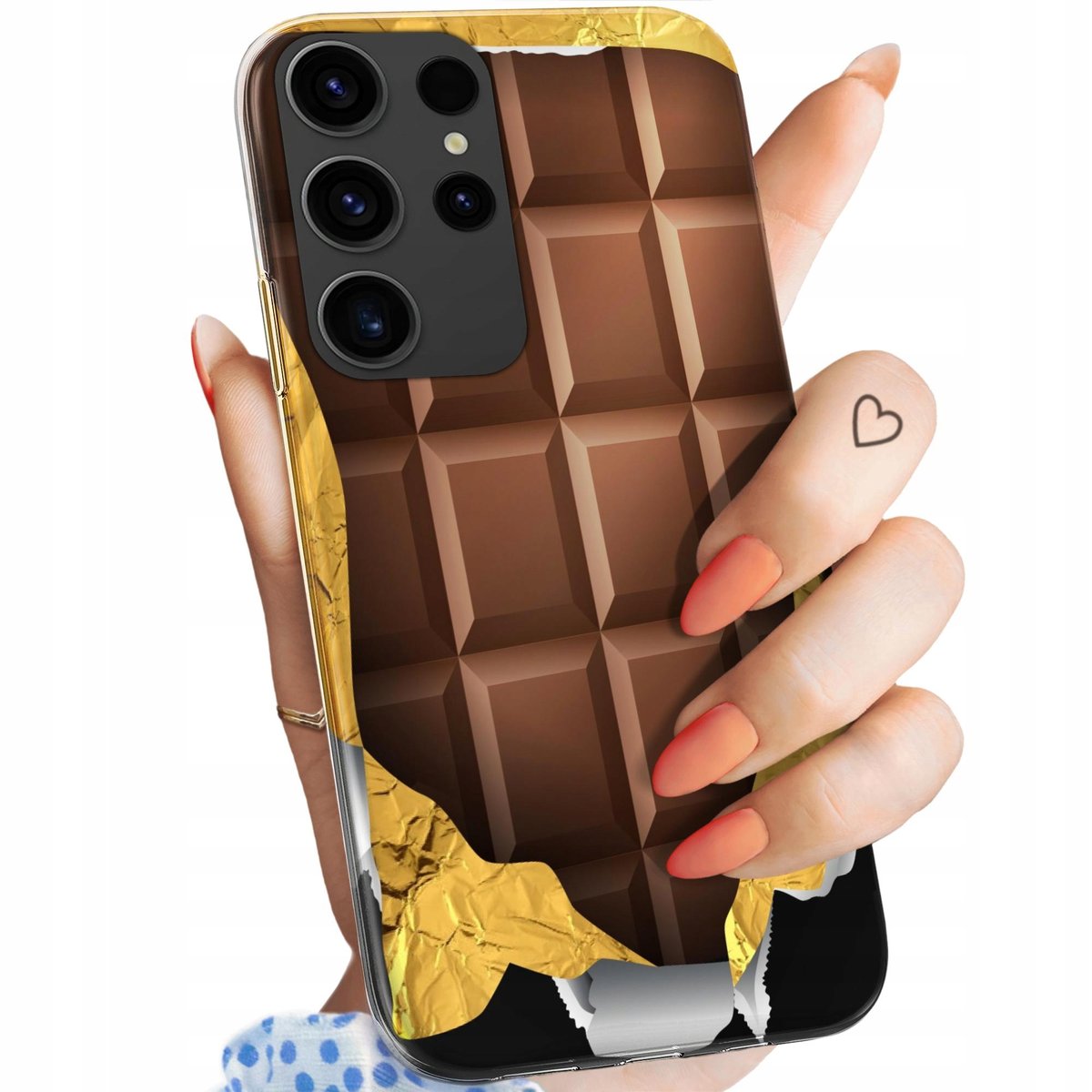 ETUI DO SAMSUNG GALAXY S24 ULTRA WZORY CZEKOLADA CHOCO SŁODYCZE OBUDOWA ...