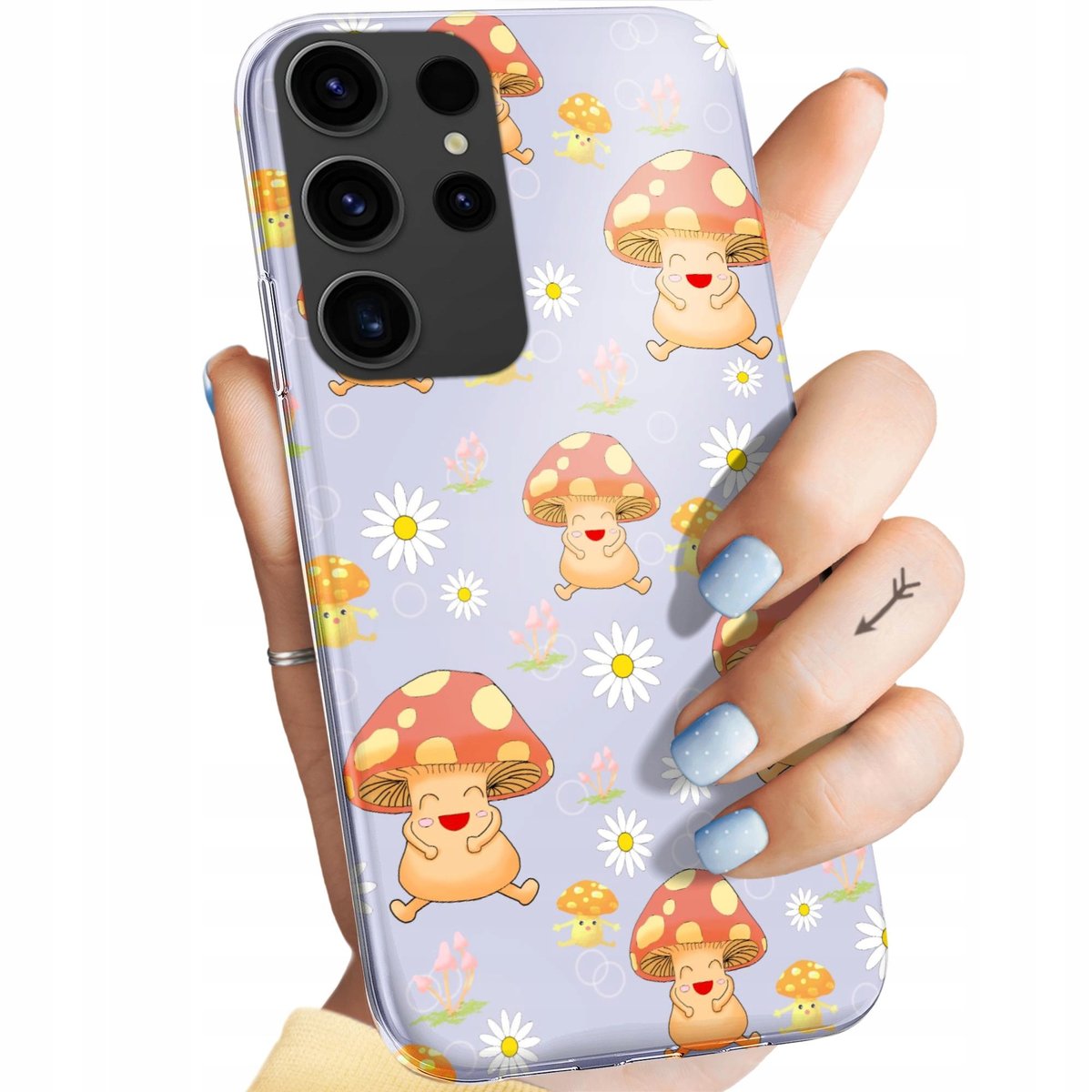 ETUI DO SAMSUNG GALAXY S24 ULTRA WZORY GRZYBY GRZYBKI OBUDOWA POKROWIEC ...