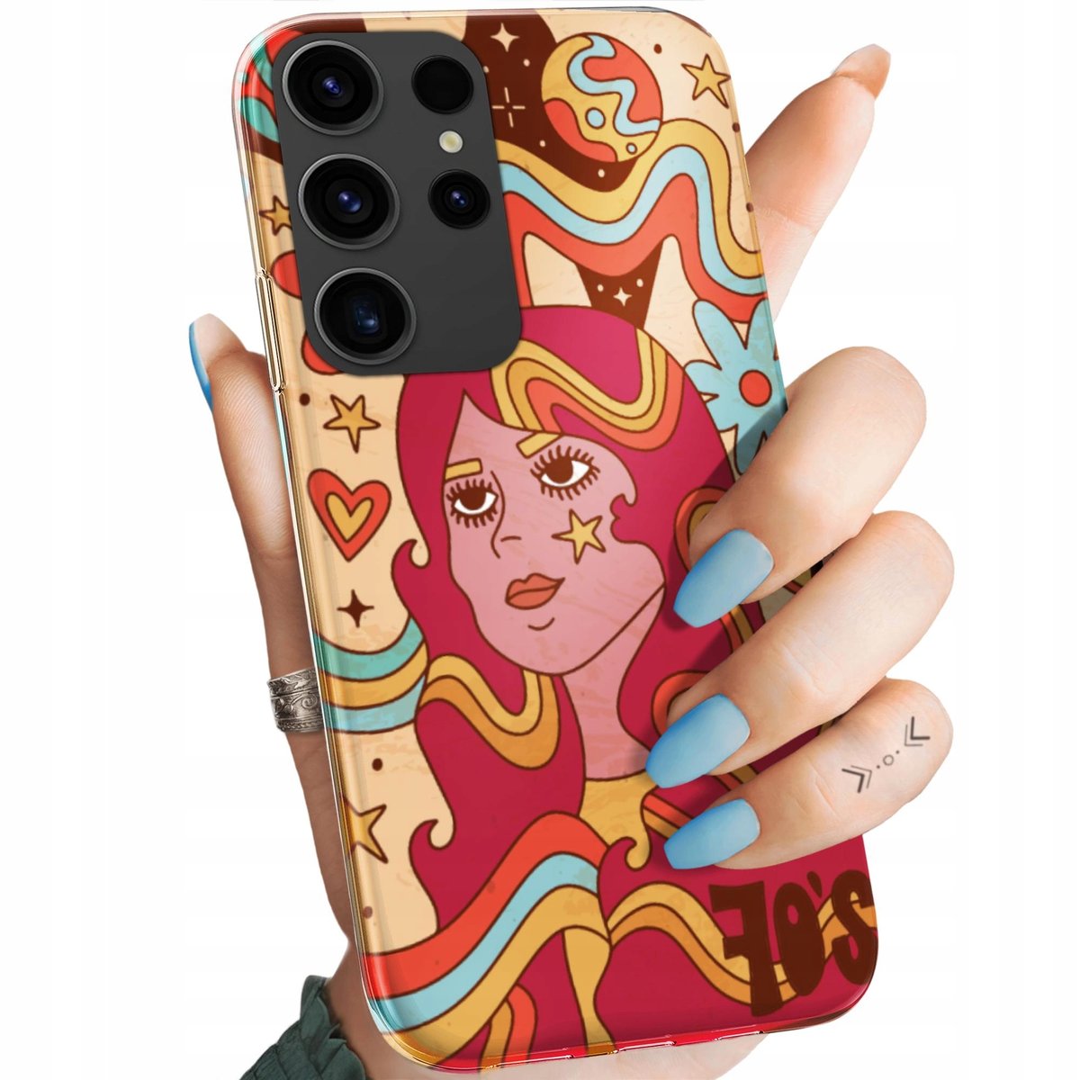 ETUI DO SAMSUNG GALAXY S24 ULTRA WZORY HIPPIE PEACE HIPPISI OBUDOWA ...