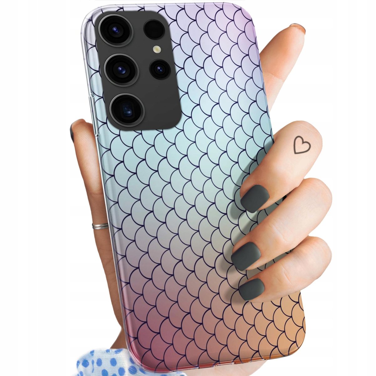 ETUI DO SAMSUNG GALAXY S24 ULTRA WZORY OMBRE GRADIENT KOLORY OBUDOWA ...