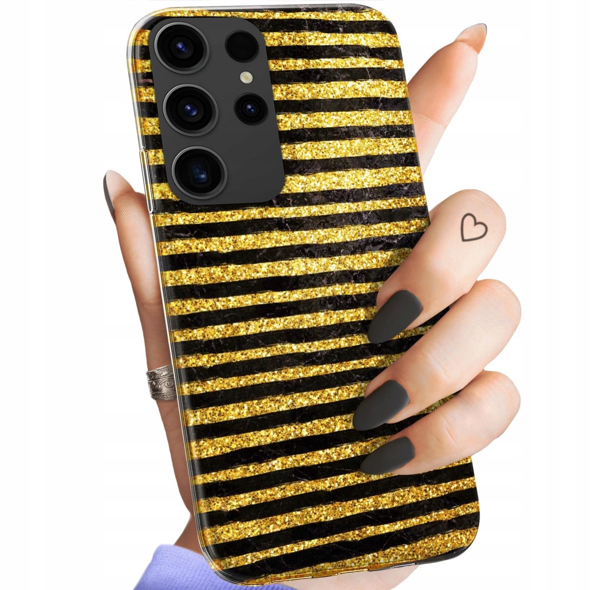 ETUI DO SAMSUNG GALAXY S24 ULTRA WZORY ZŁOTO GOLD RICH OBUDOWA ...