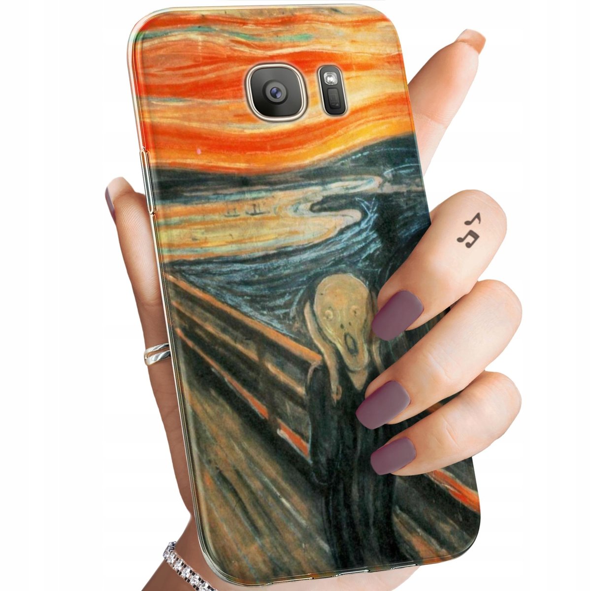 Etui Do Samsung Galaxy S7 Wzory Edvard Munch Krzyk Malarstwo Obudowa ...