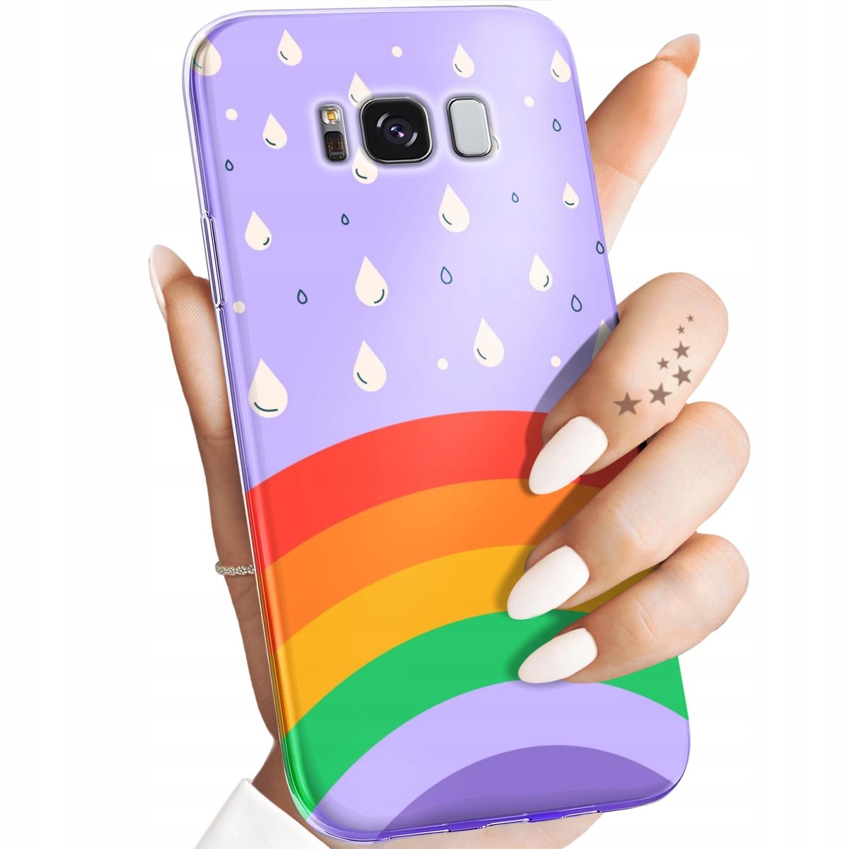 Etui Do Samsung Galaxy S8 Plus Wzory Tęcza Rainbow Obudowa Pokrowiec ...