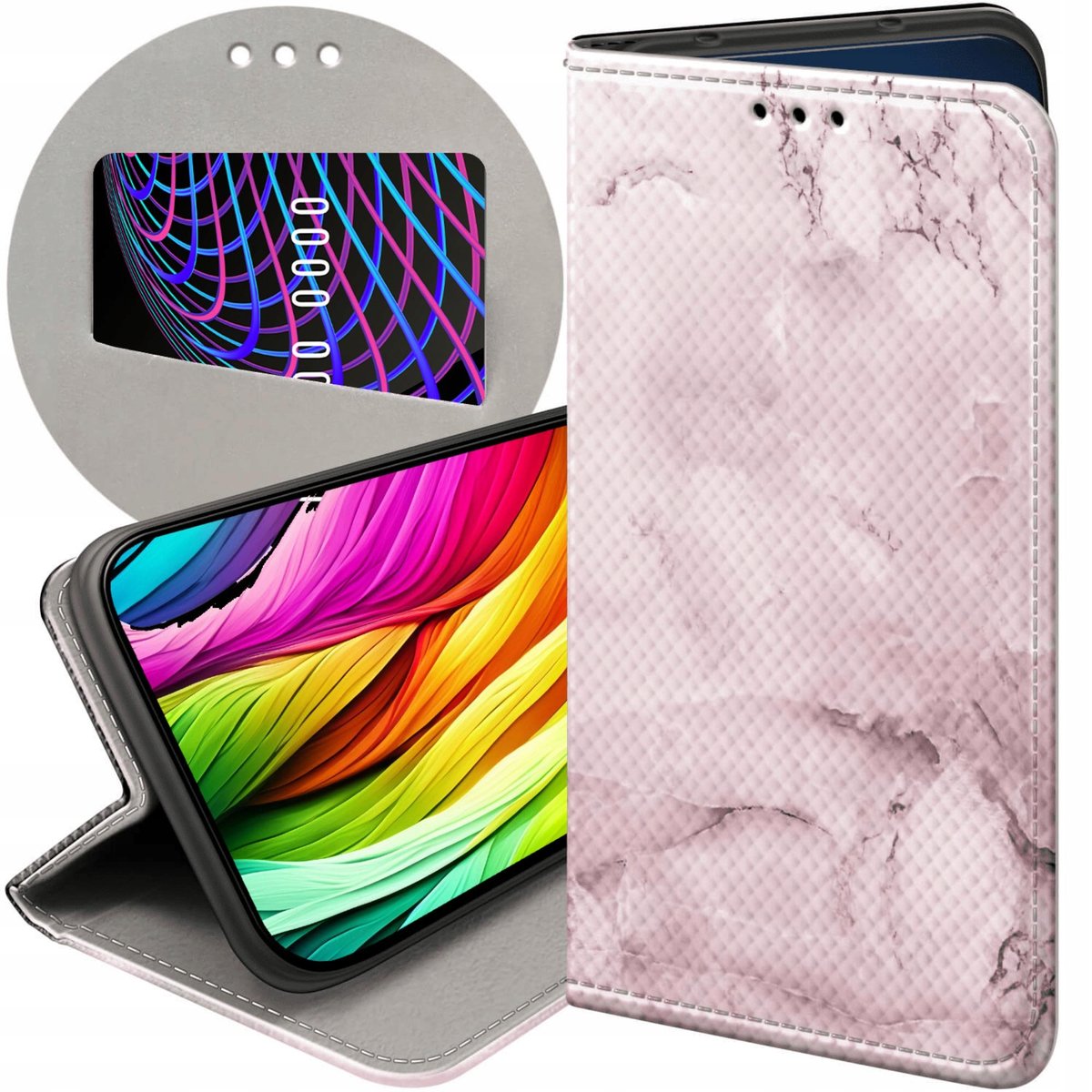 ETUI DO SAMSUNG GALAXY S9 PLUS WZORY RÓŻOWE GOLDEN ROSE PUDROWY RÓŻ ...