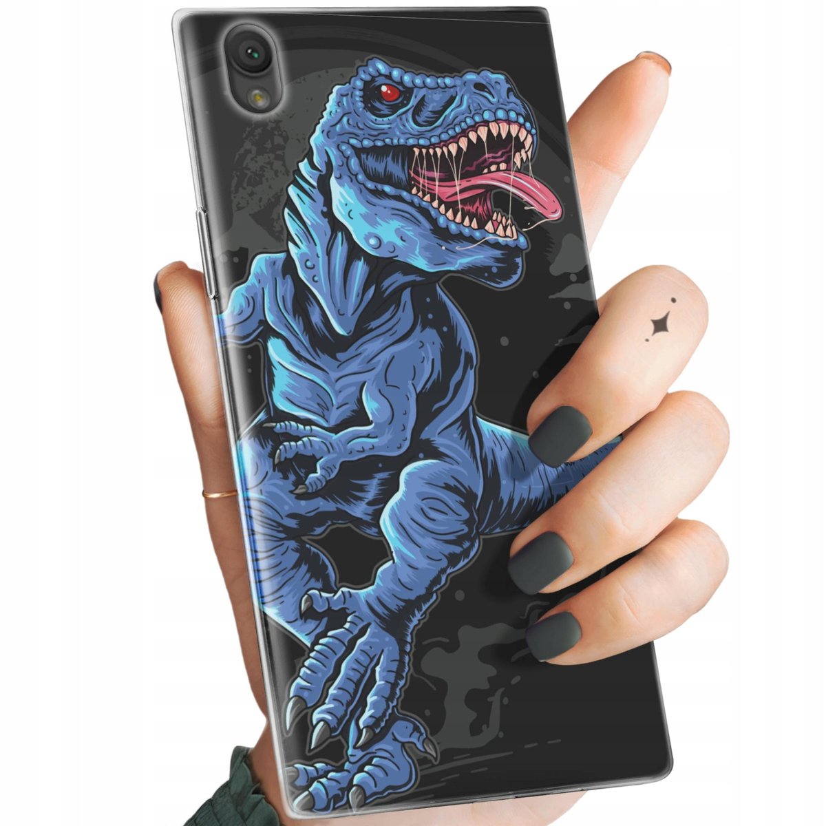 Etui Do Sony Xperia L1 Wzory Dinozaury Reptilia Prehistoryczne Obudowa ...