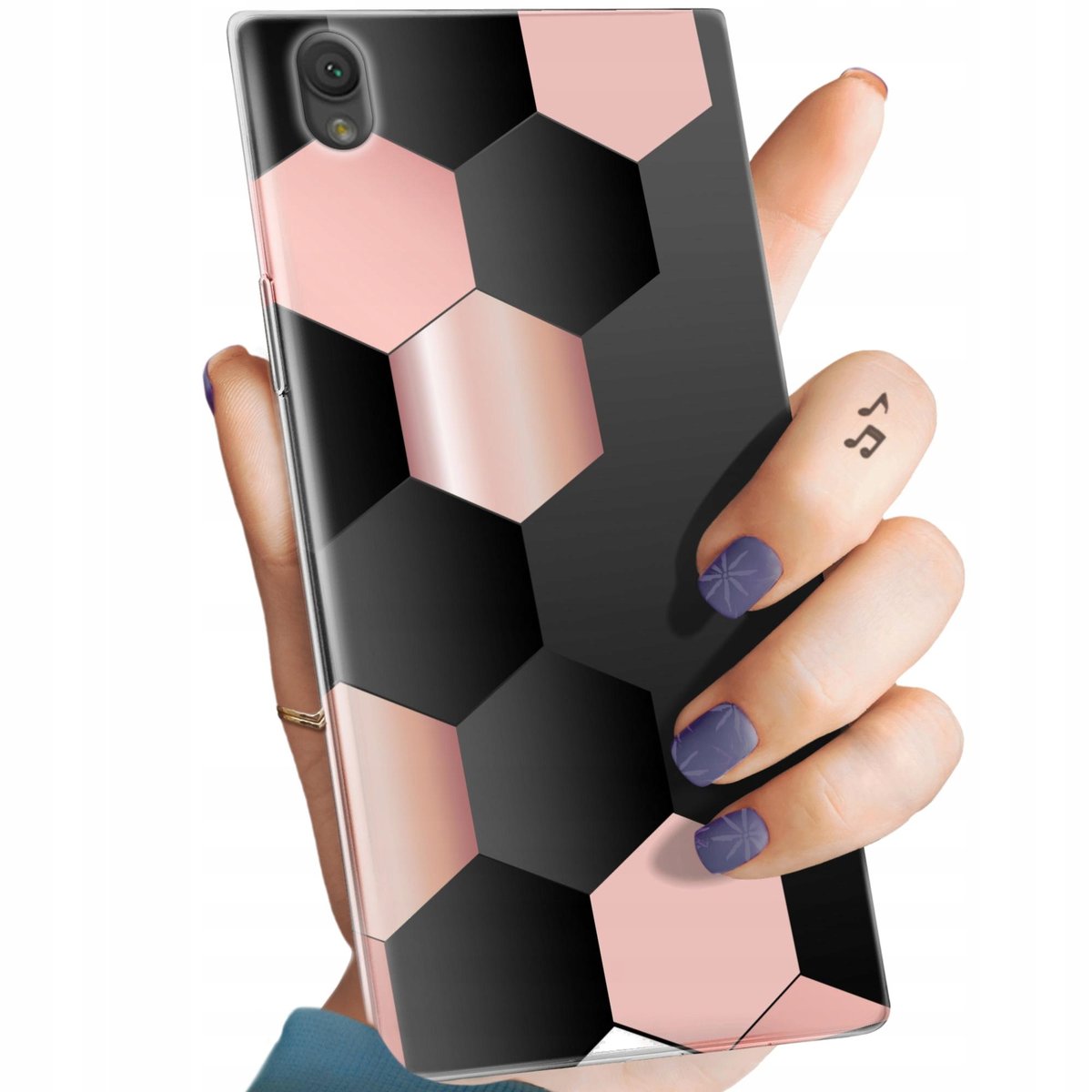Etui Do Sony Xperia L1 Wzory Geometryczne Symetria Obudowa Pokrowiec ...