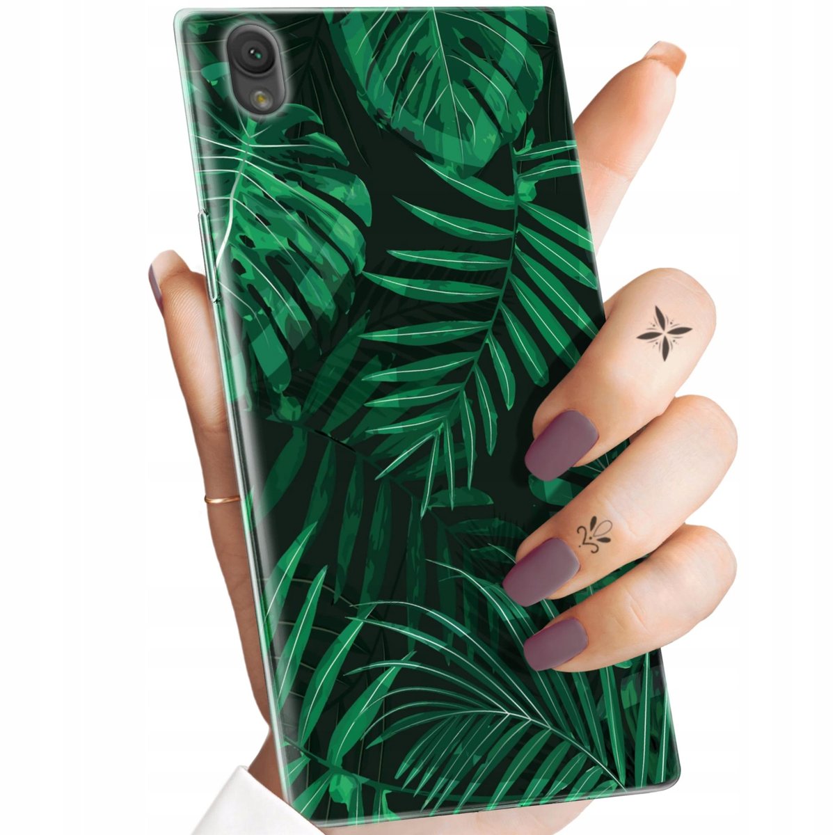 Etui Do Sony Xperia L1 Wzory Liście Liściaste Natura Obudowa Pokrowiec ...