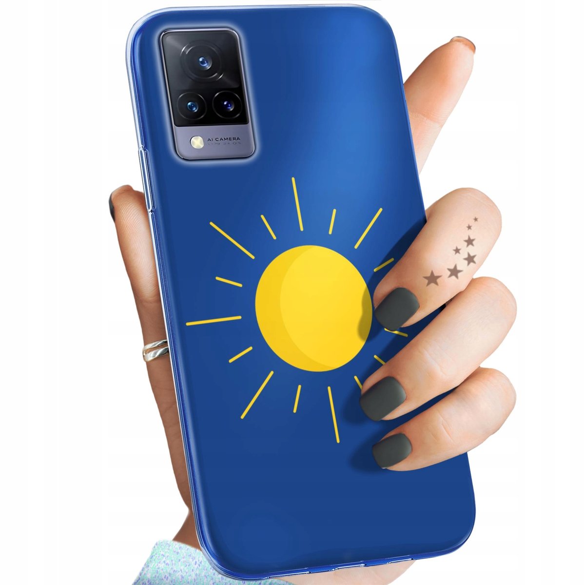 Etui Do Vivo 21 5G Wzory Słońce Planety Sun Obudowa Pokrowiec Case ...