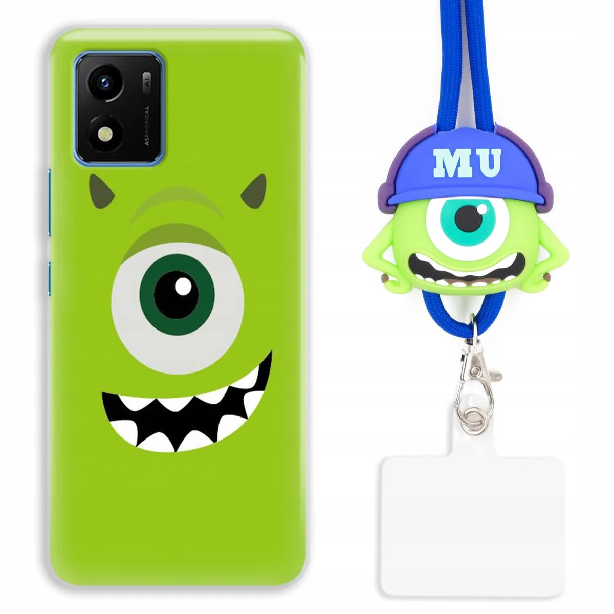 ETUI DO VIVO Y01 ZESTAW CASE SZNUREK GRANTOWY MIKE POTWORY I SPÓŁKA ...